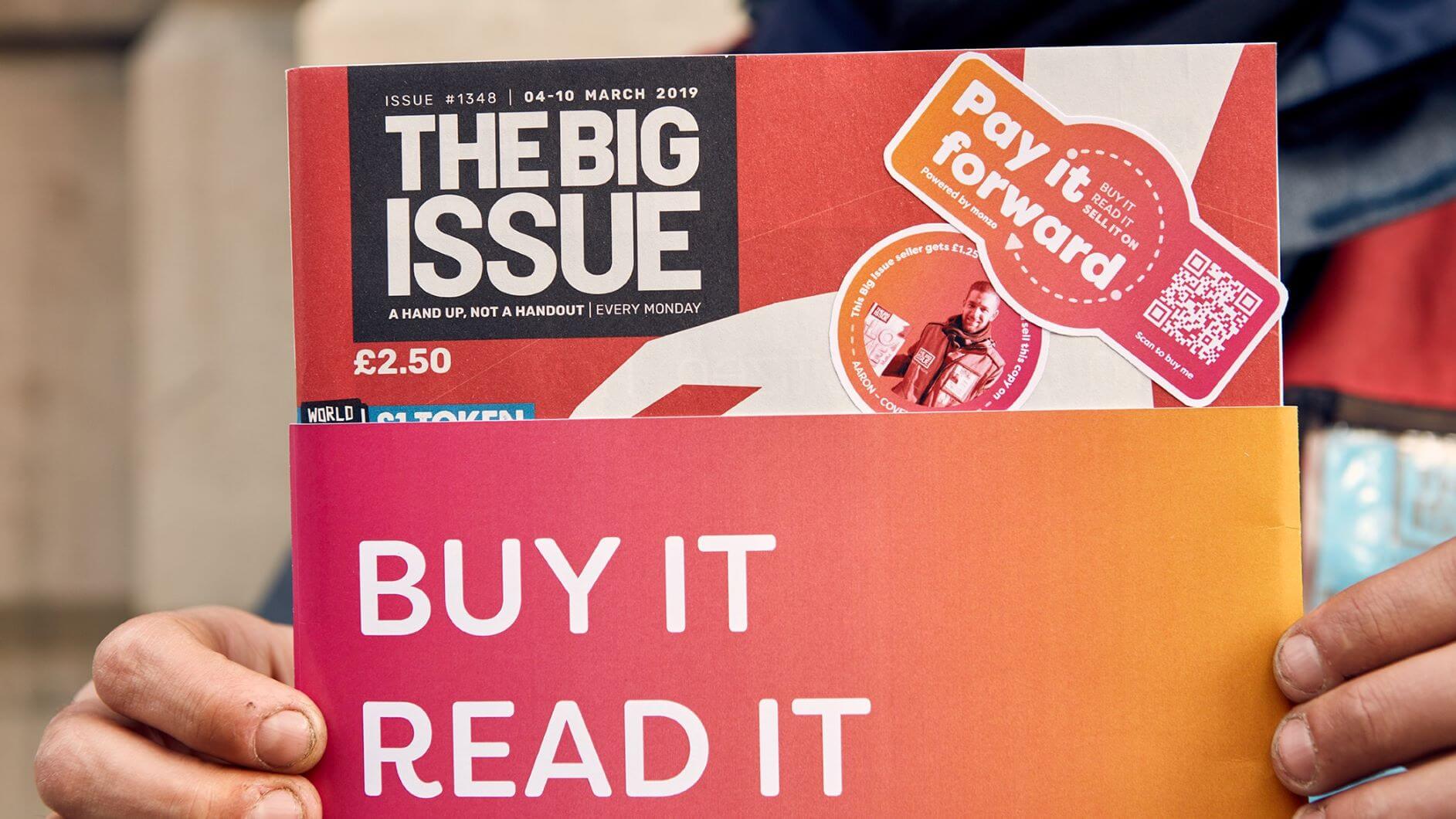 Big Issue Trials ‘World’s First Resellable’ Magazine - Minutehack