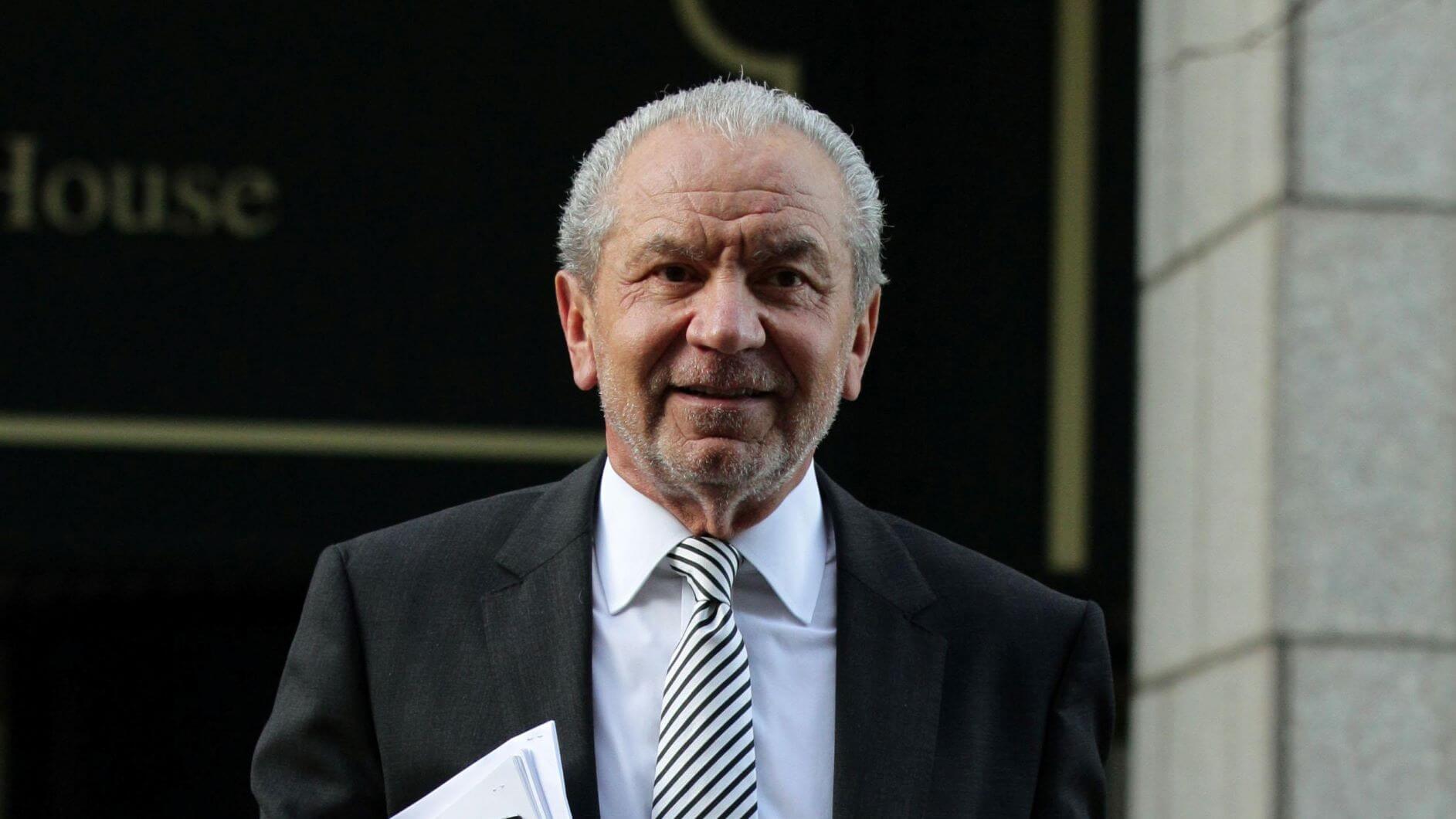 Lord Sugar Backs Johnson For Prime Minister - Minutehack